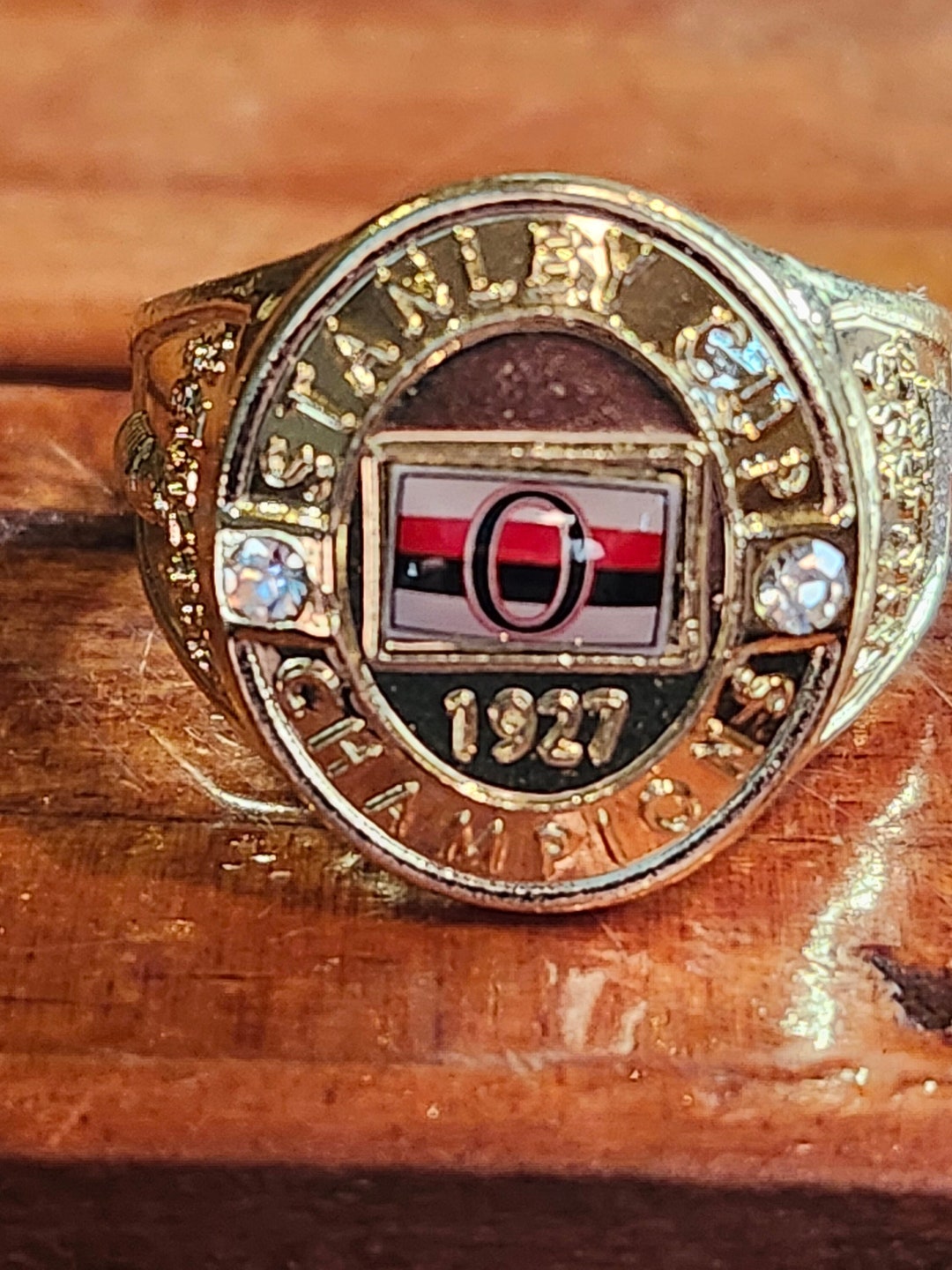 Vintage Replica Stanley Cup Champions Ring. Ottawa Senators. - Etsy