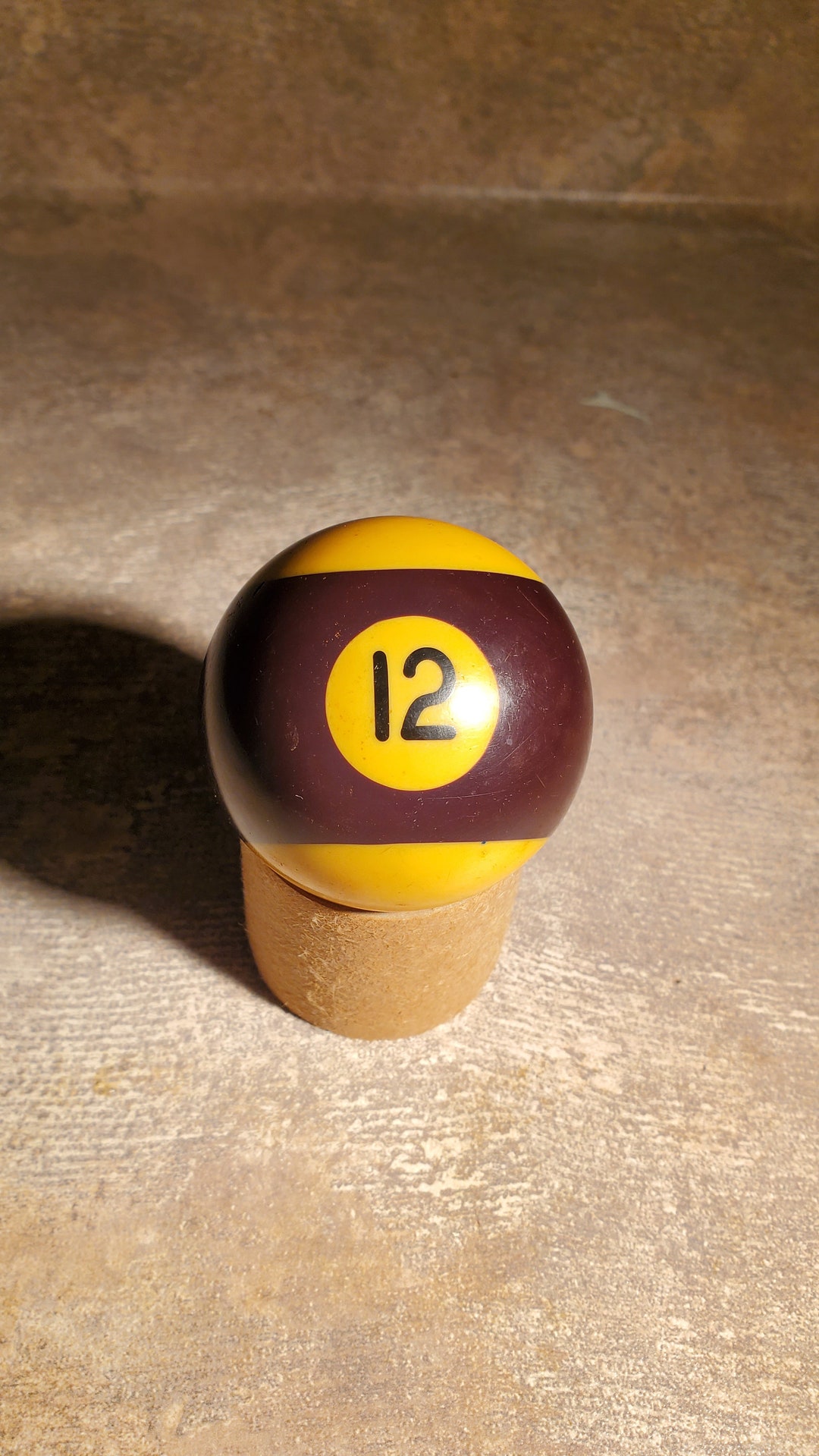 Vintage Billiards Pool 12 TWELVE Ball. Cool Piece! - Etsy