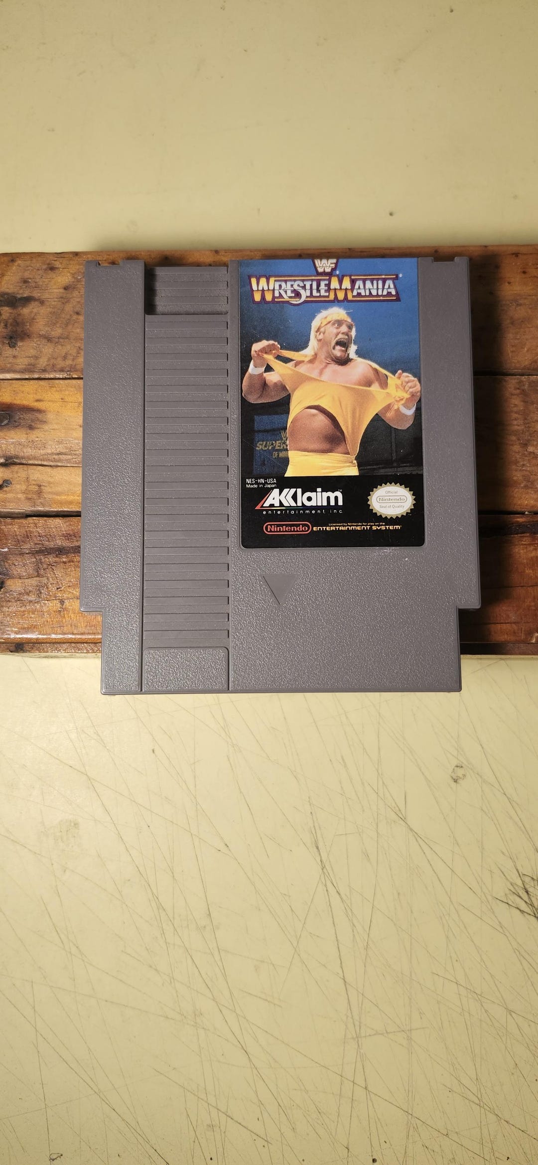 Vintage NES Nintendo WWF Wrestlemania Game - Etsy