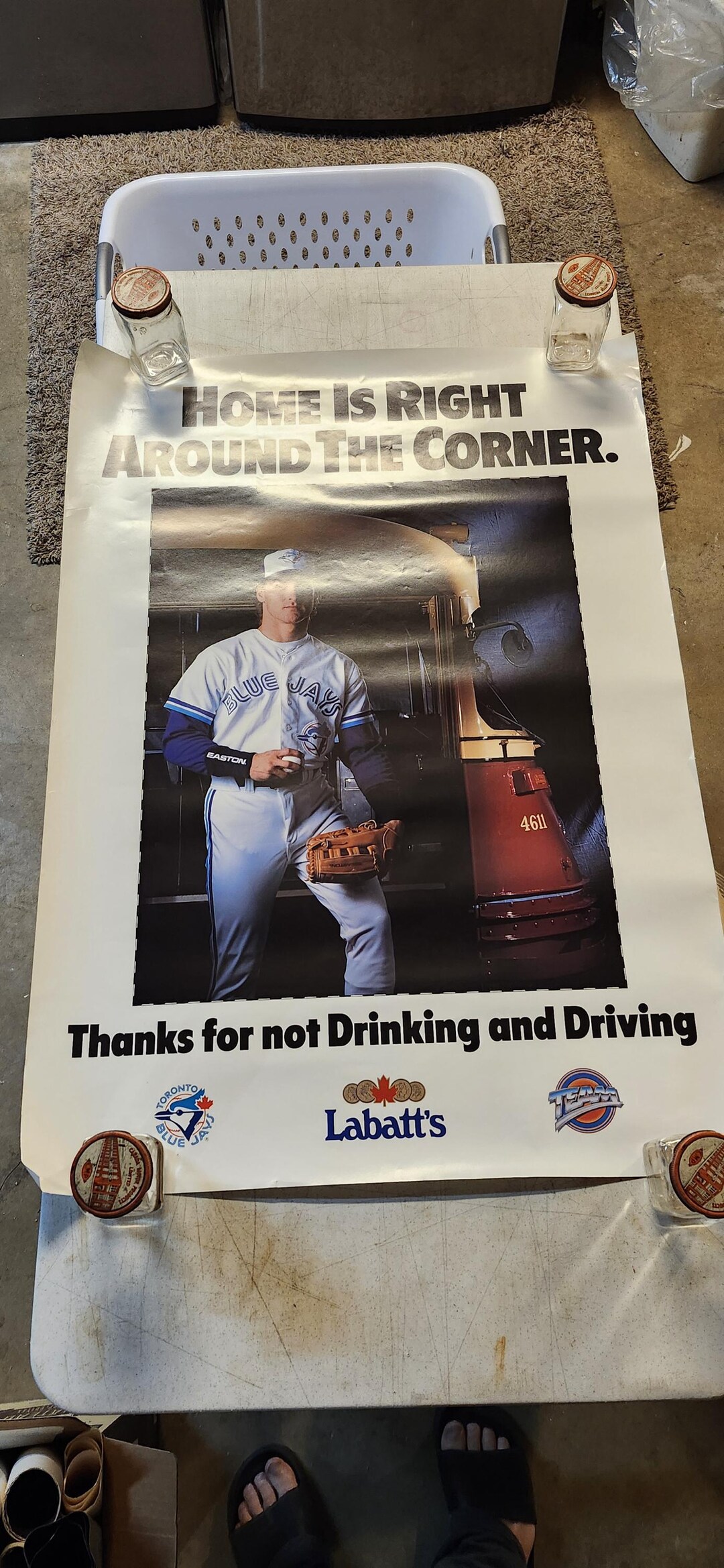 Vintage Labatt Blue Jays Poster 25.5"x36". - Etsy