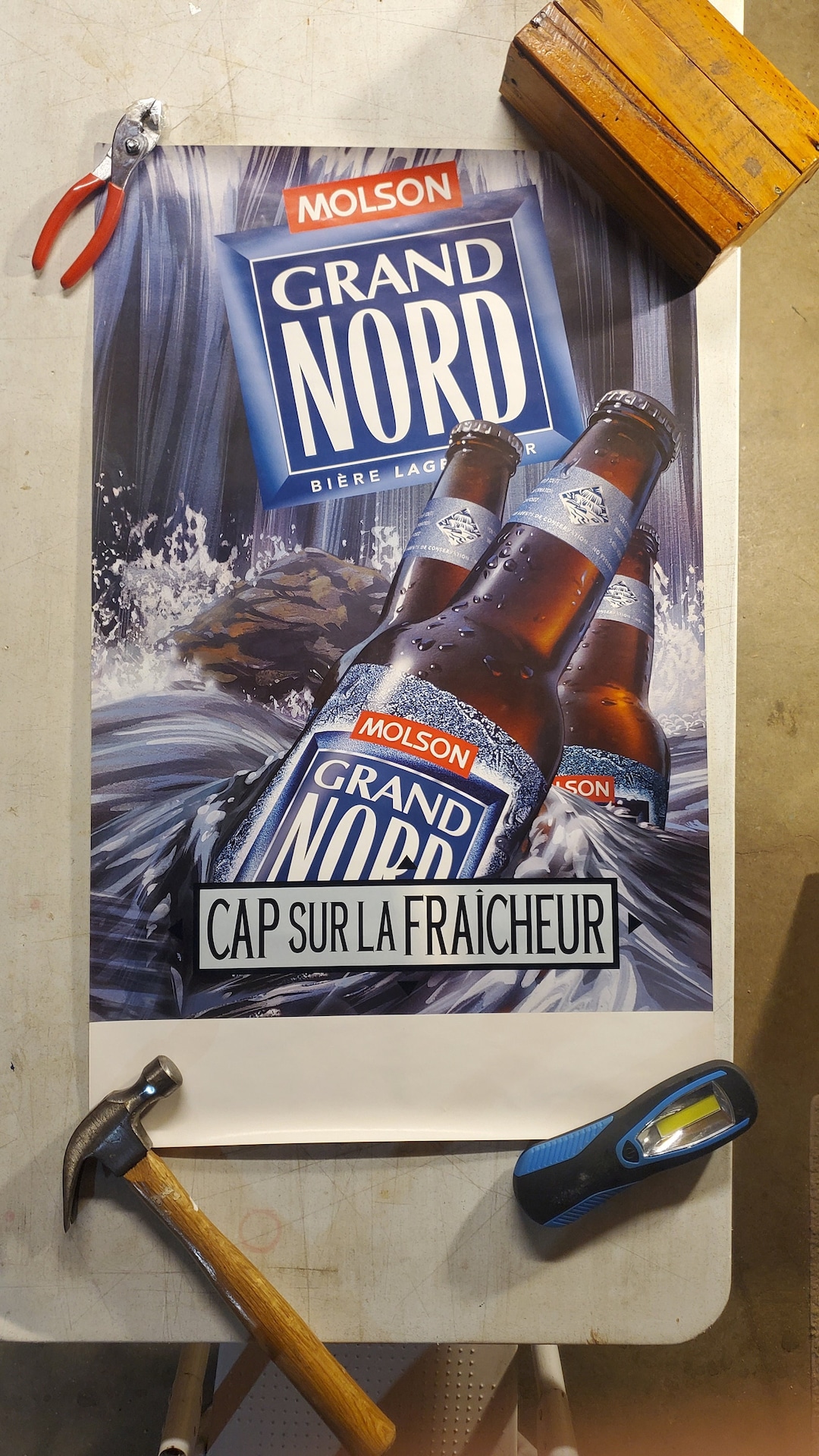 Rare Vintage Molson Grand Nord Beer Poster 19"x30". - Etsy