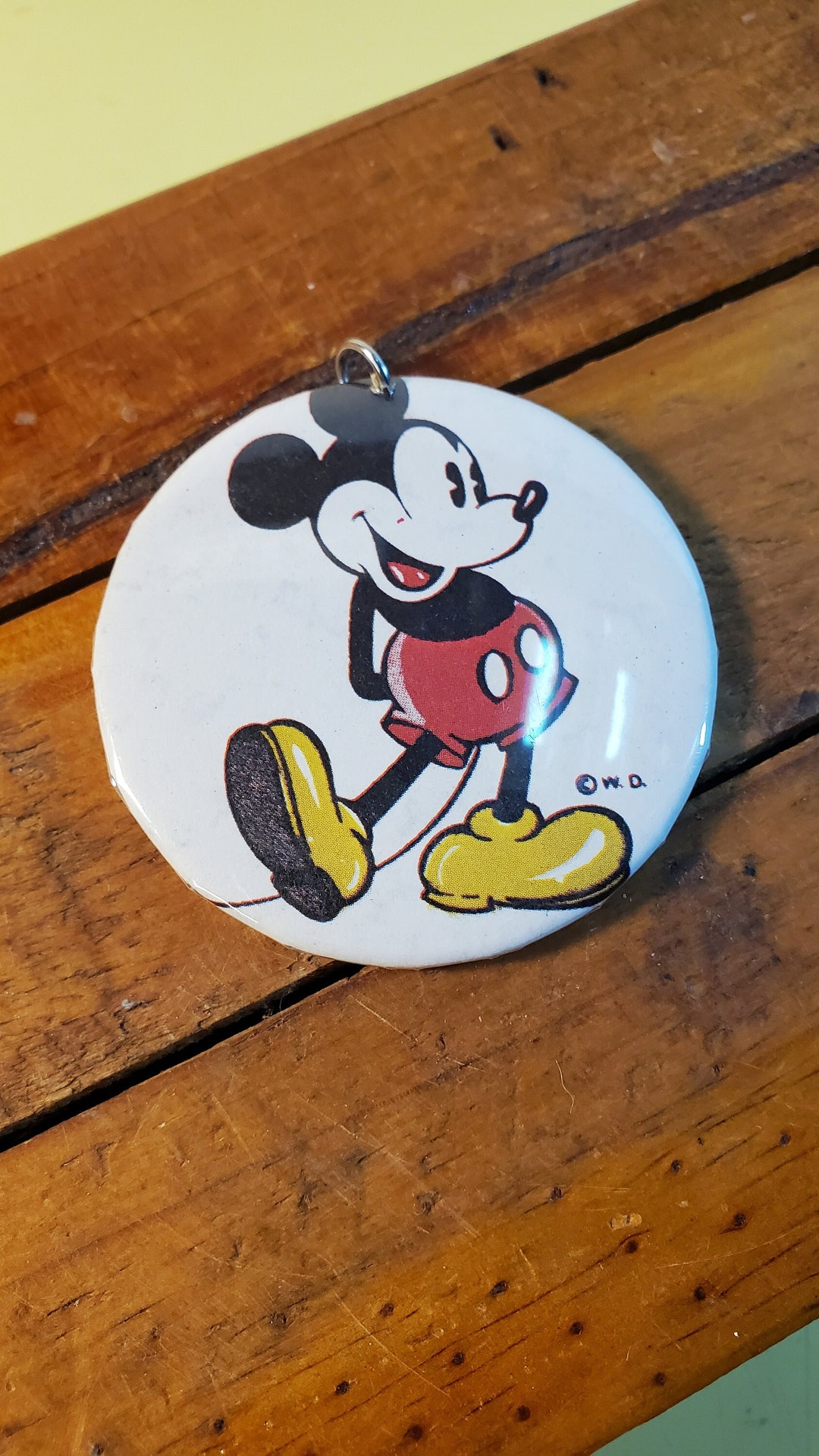 Vintage Walt Disney MICKEY MOUSE Key Fob - Etsy