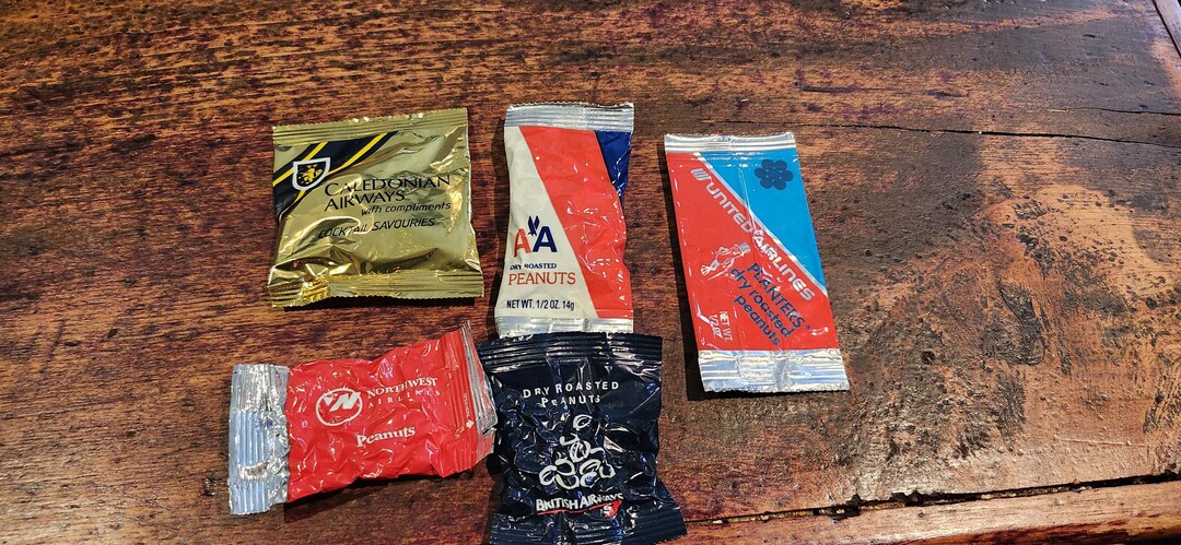 Vintage Lot of Airline Peanuts. - Etsy