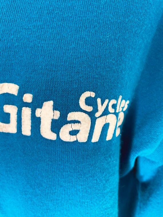1970s Cycles Gitane Tracksuit top. Blue and white. Fr… - Gem