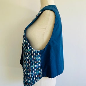 Handmade Cotton Hand Sewn Ribboned Vest. Cottagecore. Ultra Groovy ...