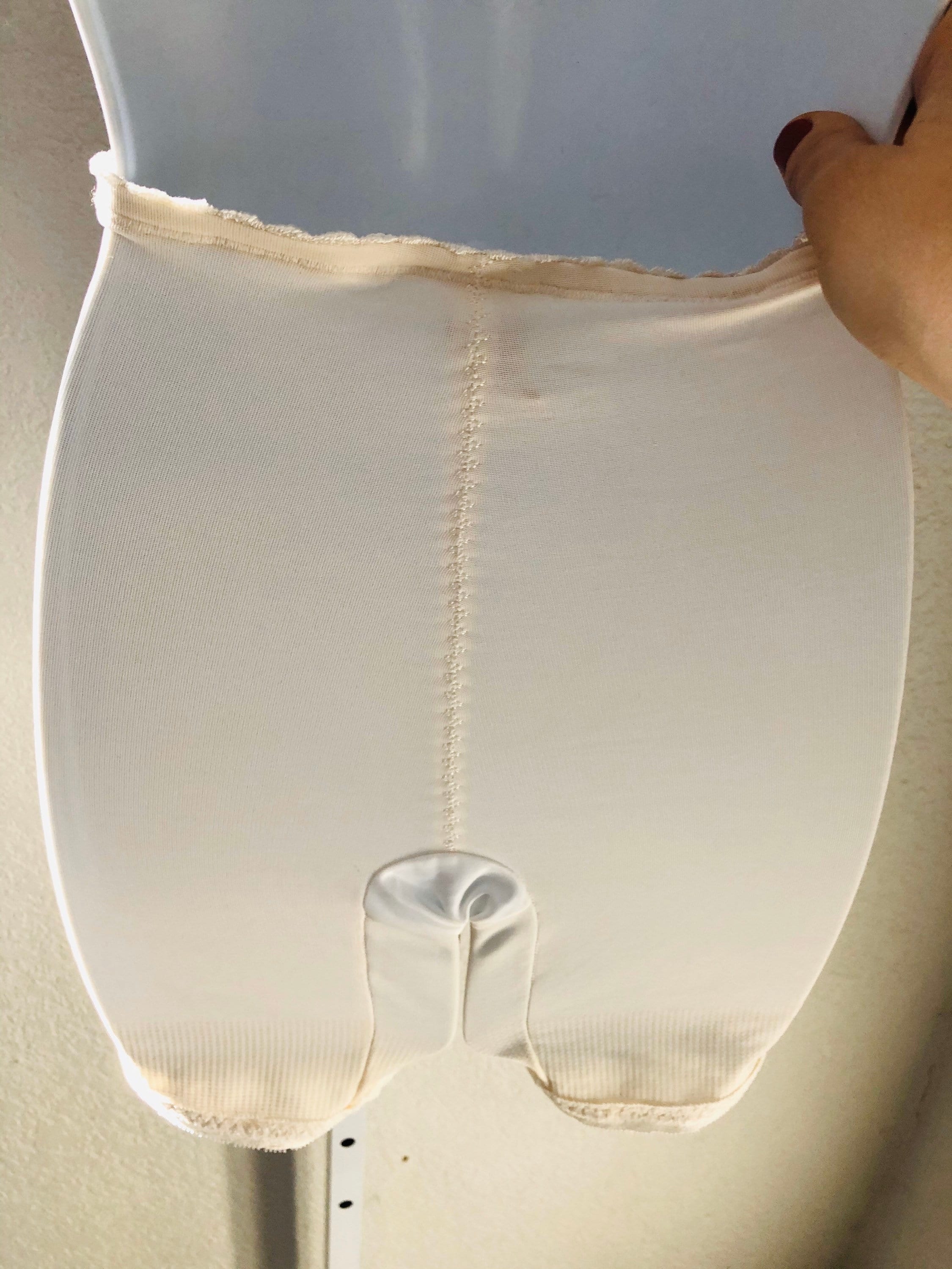 Vintage Sz M Playtex Free Spirit Long Leg Panty Girdle White Etsy