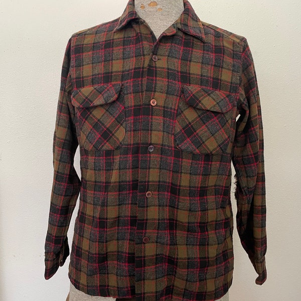 Wool Flannel Shirt - Etsy