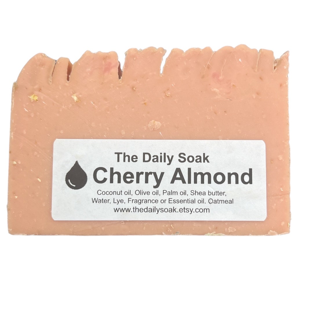 Bar Soap Cherry Almond Handmade Soap. Cherry Almond Bar Soap. Handmade ...
