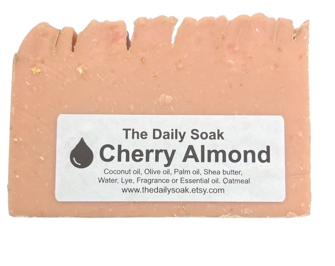 Cherry Almond Soap / Artisan Soap / Handmade Soap / Soap / Bar Soap - Etsy