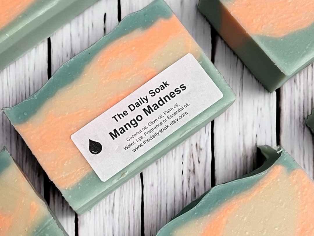 Bar Soap, Mango Bar Soap, Vegan Bar Soap. - Etsy