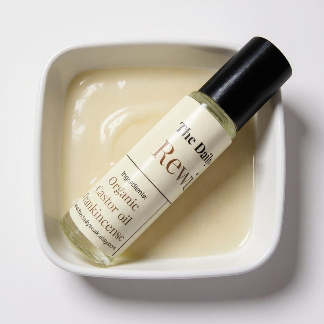 Organic Castor Oil & Frankincense Eye Serum: Under-eye Roller - Etsy