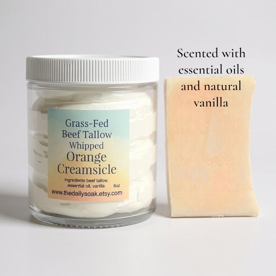 Whipped Beef Tallow and Beef Tallow Soap Gift Set: Gift for Him Gift ...