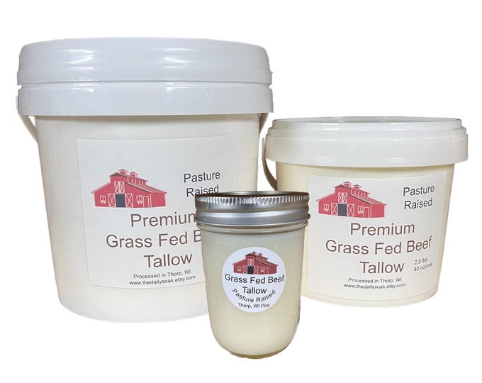 Grass Fed Mutton Tallow - Etsy