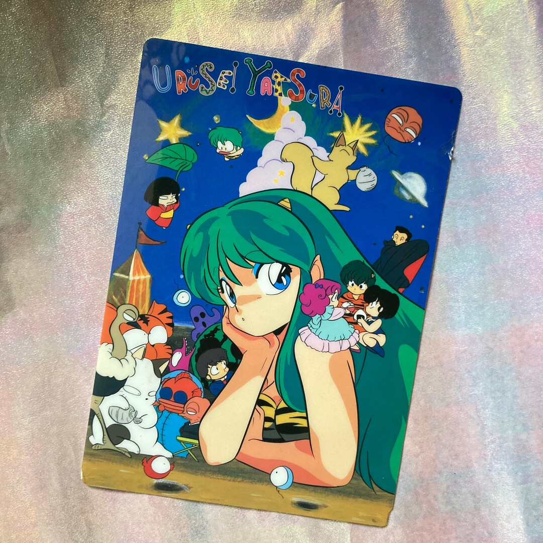 SALE Kawaii Lum Invader / Urusei Yatsura / Lamu / Lum Plastic Sheet ...