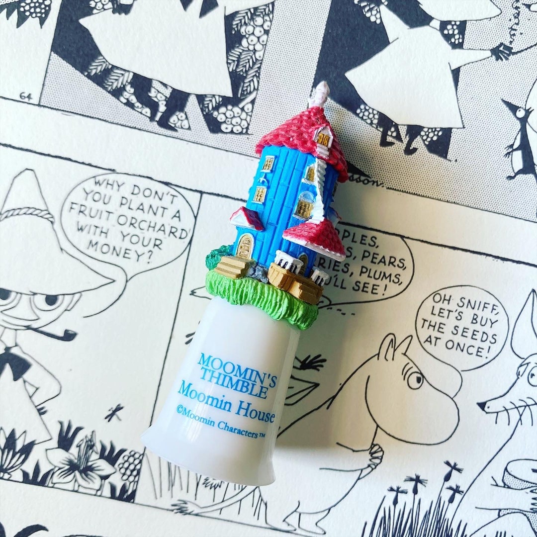 Kawaii Moomin’s Thimble Moomin House /moominhouse Mini Figure Model Toy ...