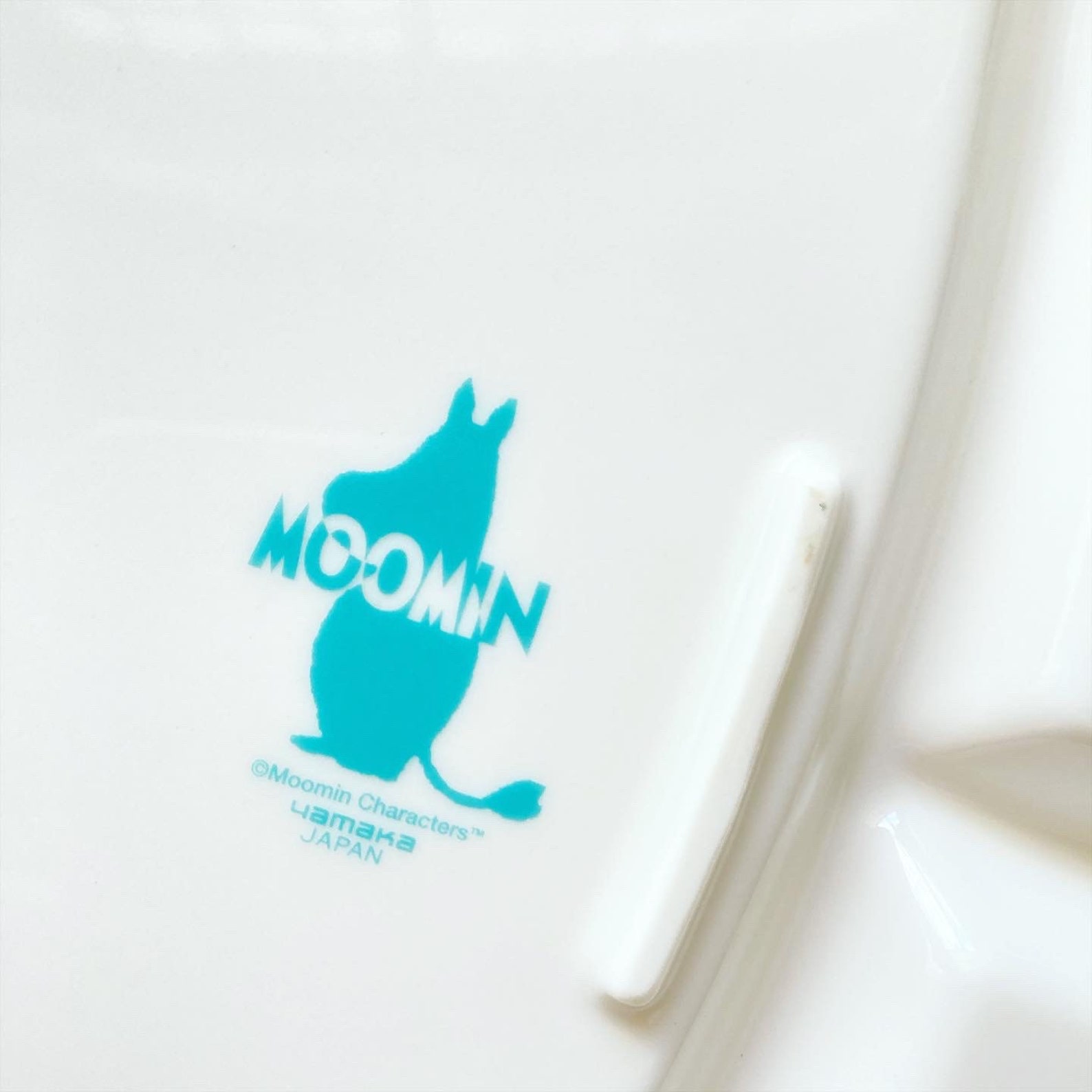 Kawaii Moomin With Snufkin & Snorkmaiden Cermaic Porcelain Meal Plate ...