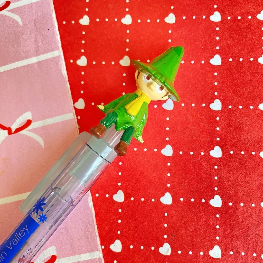 Kawaii Vintage 1990 Snufkin Moomins Friend Mechanical Pencil Figure on ...