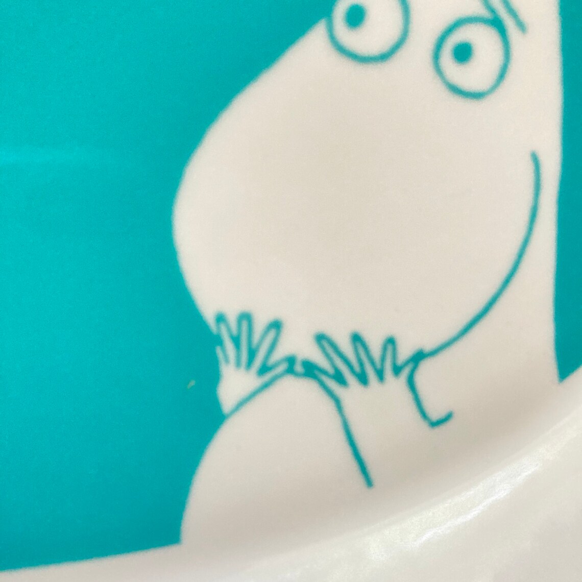 Kawaii Moomin With Snufkin & Snorkmaiden Cermaic Porcelain Meal Plate ...