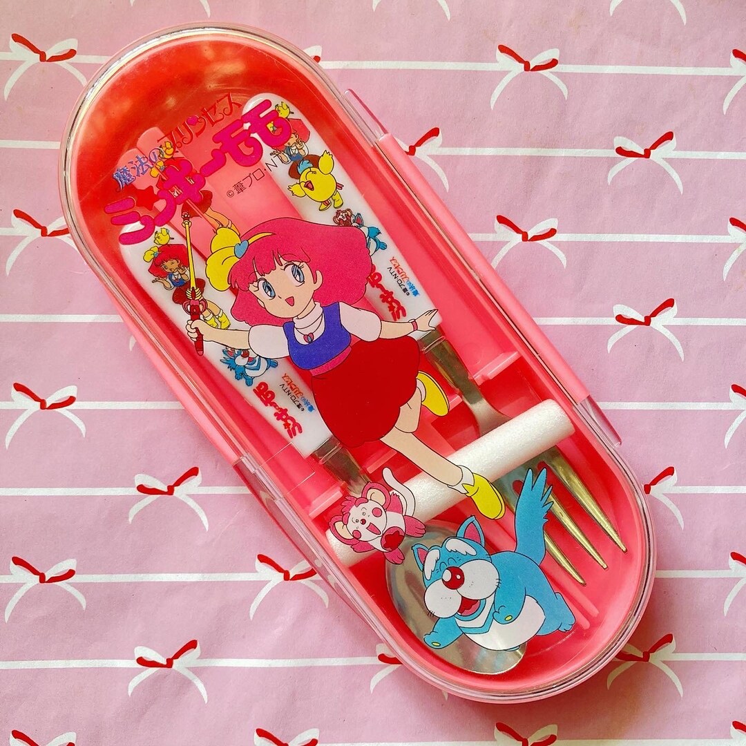 Kawaii Minky Momo / Gigi Magical Princess Girl Anime Spoon Fork and ...