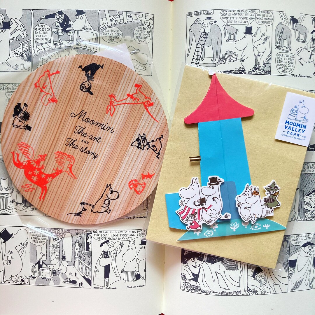 Kawaii Both Moomin House Card From Moomin Valley Park and Moonin Wooden ...