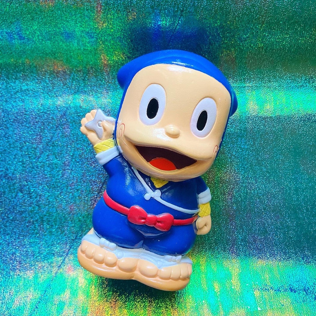 Kawaii Ninja Hattori Kun / Hatori Hanso Sofubi Soft Vinyl Coin Bank ...