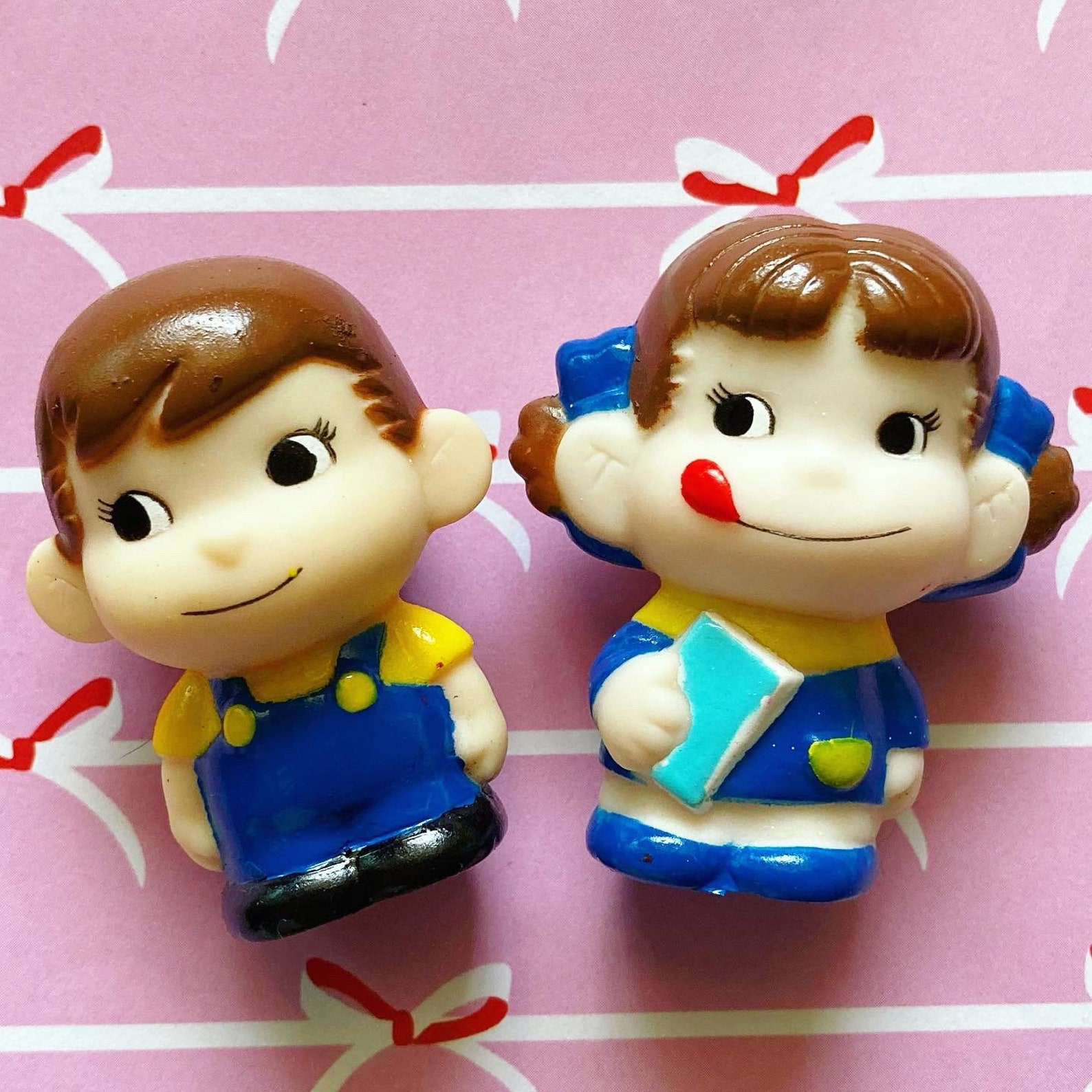 Kawaii Milky Peko & Poko Mini Rubber Toys / Christmas Version - Etsy