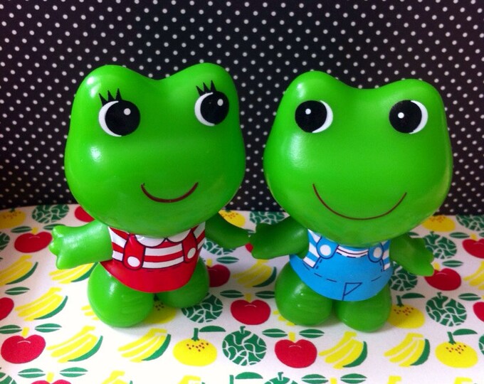 Kawaii Retro Kero-chan and Koro-chan (keroyon) Japanese Mascot / Frog ...