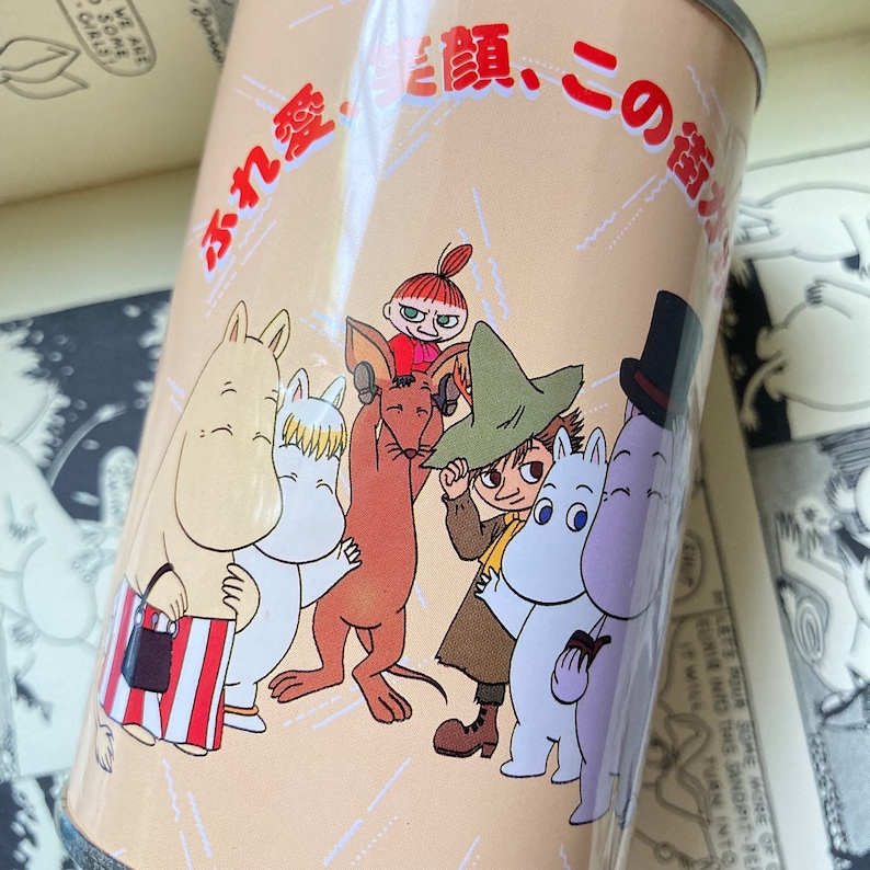 Kawaii Vintage Retro 1990s Moomin Family Moominvalley Can Shaped Coin ...