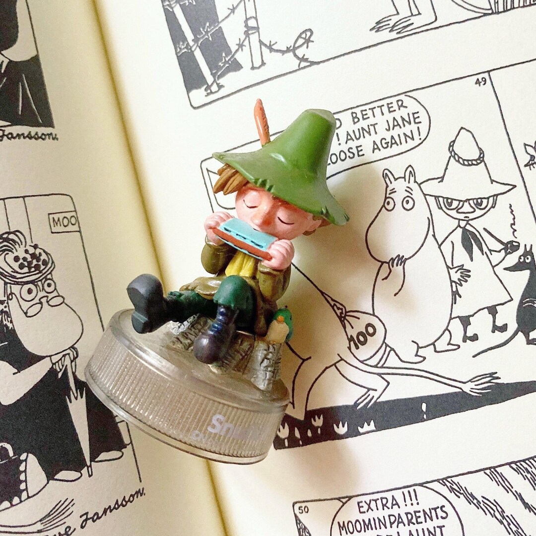 Kawaii Snufkin moomins Friend Figure Figurine Toy / Bottle Cap From ...