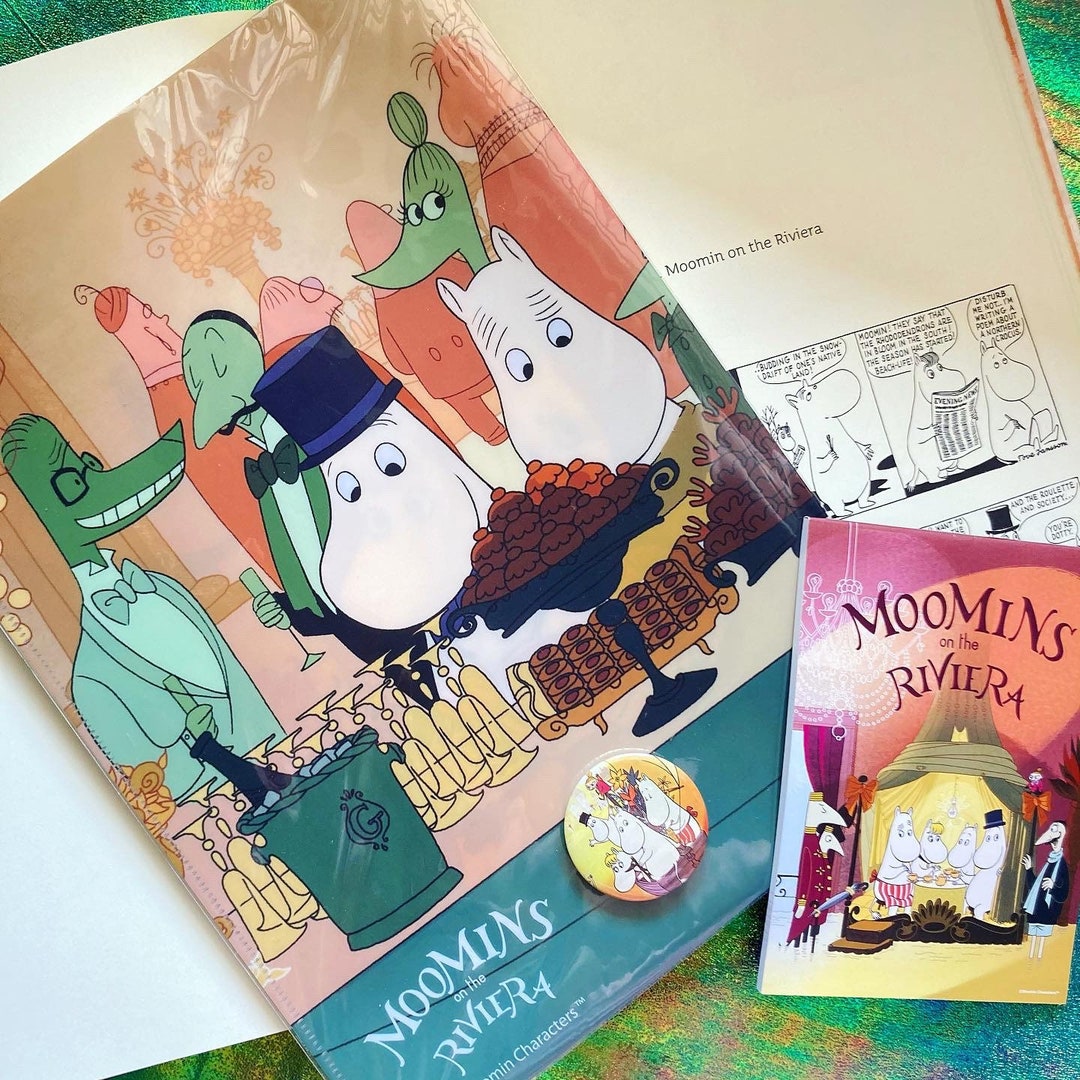 Kawaii SET of Moomin on the Rivera Plastic Folder, Note From Japan and ...