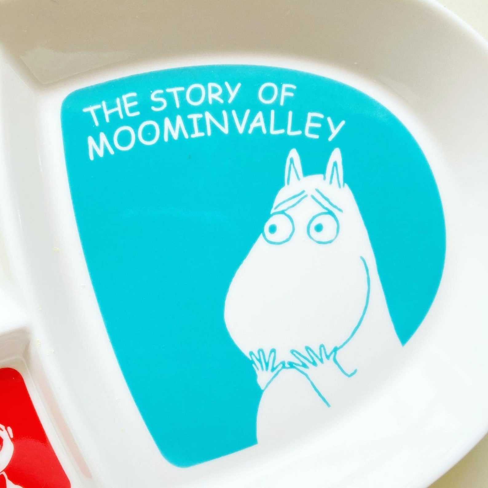 Kawaii Moomin With Snufkin & Snorkmaiden Cermaic Porcelain Meal Plate ...
