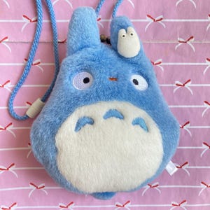 Kawaii My Neighbor Totoro Blue Chu Totoro & White Chibi Totoro Sling ...