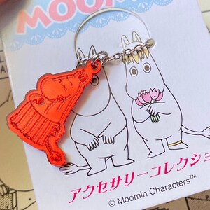 Kawaii Moomin Acrylic Jewelry Rings or Necklace or Bracelets From Japan ...