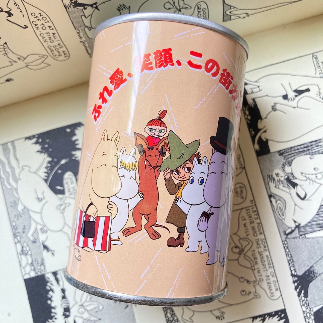 Kawaii Vintage Retro 1990s Moomin Family Moominvalley Can Shaped Coin ...