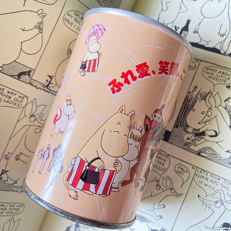 Kawaii Vintage Retro 1990s Moomin Family Moominvalley Can Shaped Coin ...