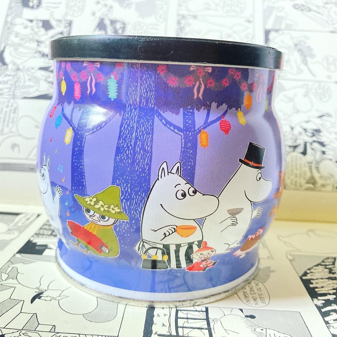 Kawaii Moomin Muumi Aluminum Container Tin Box / Cookie Jar From Japan ...