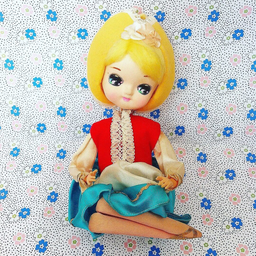 Kawaii Vintage Retro Showa Japanese Pose Doll With Arab Outfit - Etsy