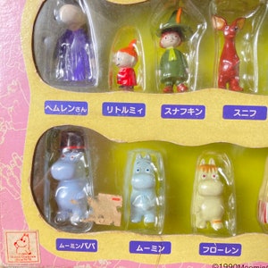 Kawaii RARE Moomin Family Mini Miniature Figures Set for Moomin House ...