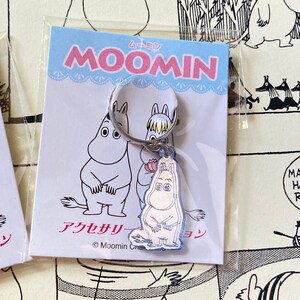 Kawaii Moomin Acrylic Jewelry Rings or Necklace or Bracelets From Japan ...