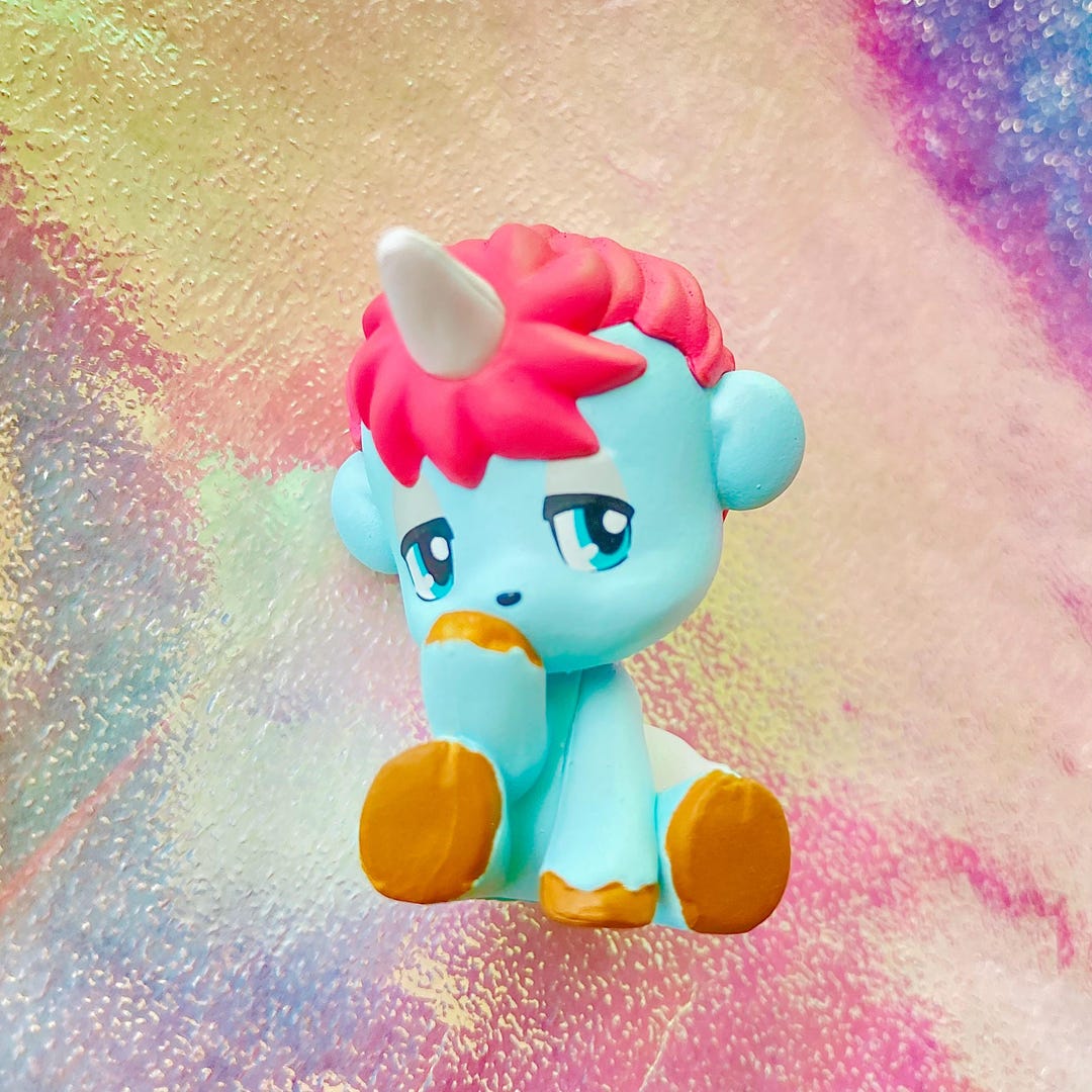 Kawaii Unico Unicorn Small Figure / Figurine Toy / Model Toy by Tezuka ...