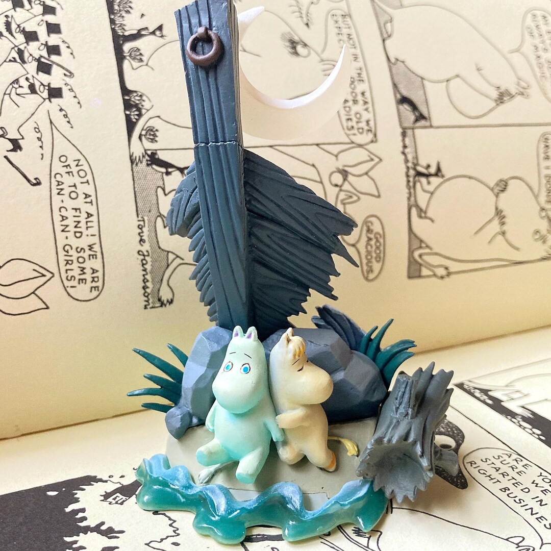 Kawaii Moomin and Snorkmaiden Kaiyodo K&M Mini Vignette World ...