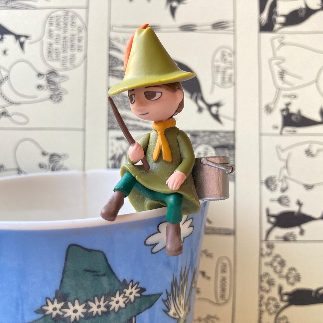 Kawaii Tiny Miniature 2 Snufkin Desktop Mini Figure Toy / Miniature ...