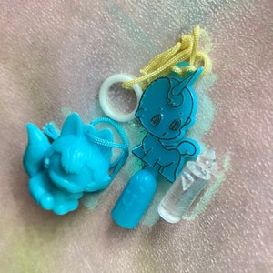 Kawaii Vintage Unico & Chao by Sanrio Tezuka Osamu s Character Mini ...