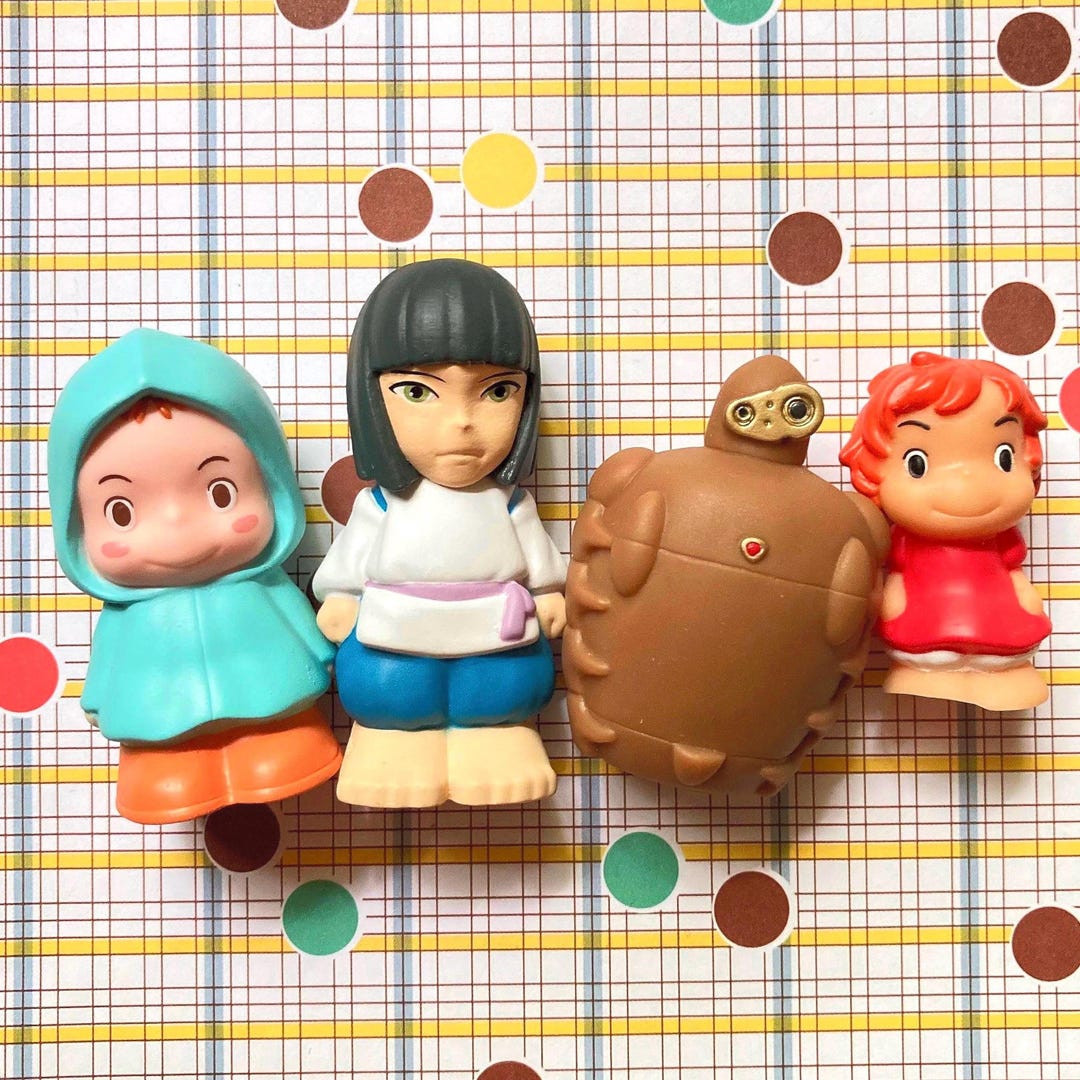 Kawaii Mini Mei Chan (totoro) or Haku or Laputa Robot Figure Doll ...