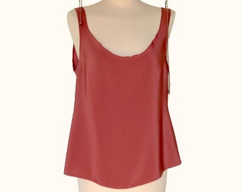 Dark Red Silk Shirt - Etsy