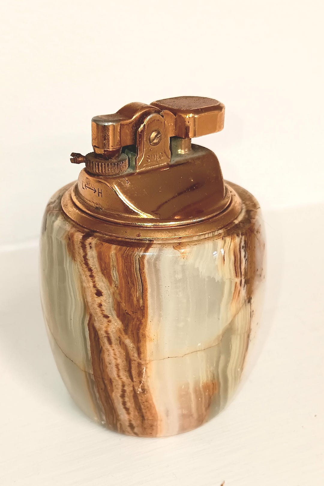 Retro Onyx Table Lighter . Lighter SIWO Japan. Vintageluggage - Etsy