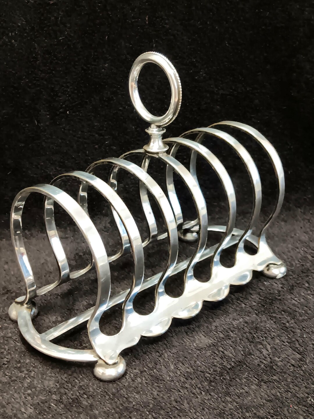 Toast Rack . Silver Plate . English Antique Toast Rack. Silver Plated ...