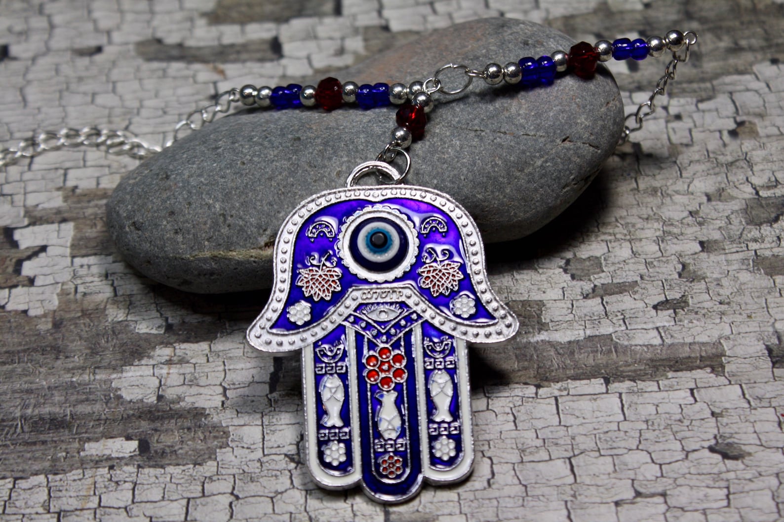 Hamsa Rear View Mirror Charm Hamsa Hand Spiritual Hand Yoga | Etsy