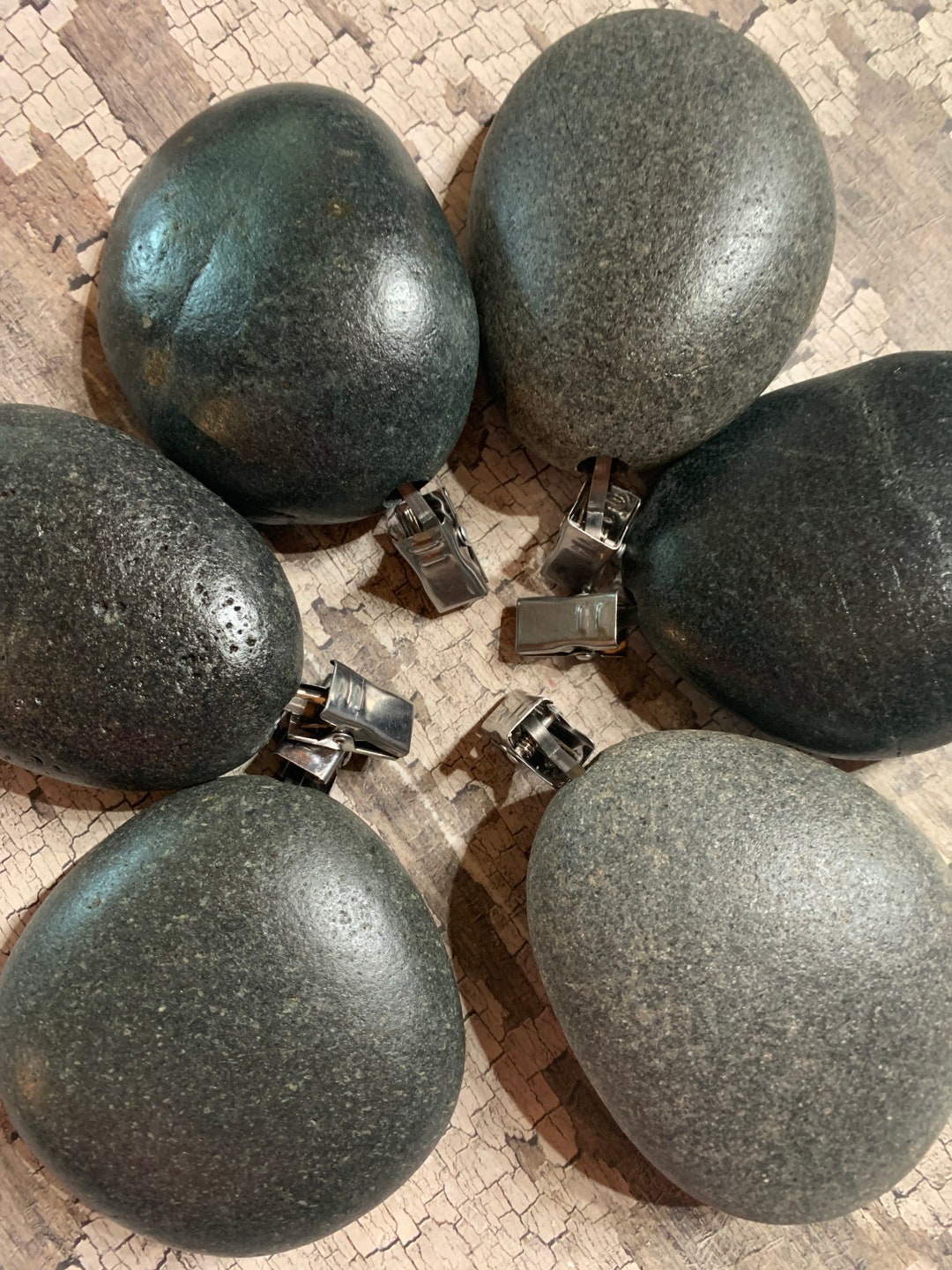 Stone Weights, 8 - 9 Oz, Set of SIX Lake Superior Rock Weights - Etsy