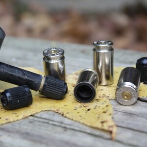 Bullet Valve Stem Covers 40 Caliber Brass nickel Valve Stem - Etsy